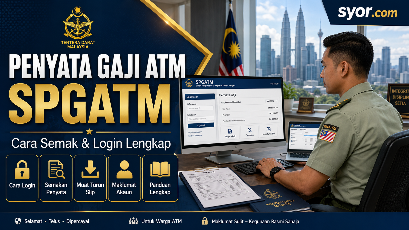 Penyata Gaji ATM SPGATM — Cara Semak & Login Lengkap - Syor